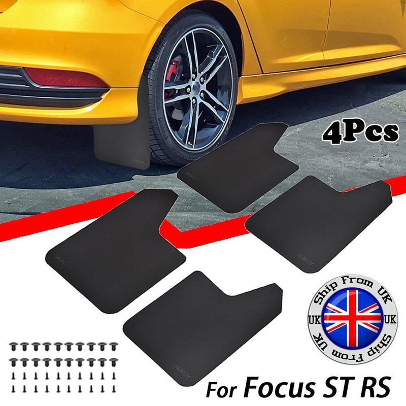 Splash Guards For Ford Focus ST RS MK2 MK3 MK3.5 Mudflaps Mud Flaps ...