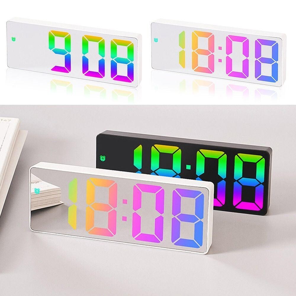 Orologio Sveglia Datario Gh072S Specchio Termometro Digitale Da Tavolo ...