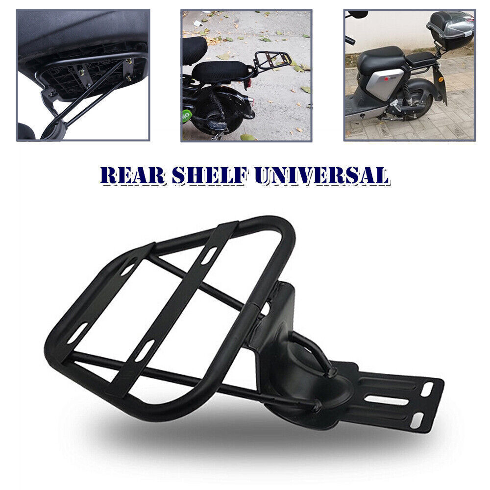 Motorcycle Rear Shelf Backrest Bracket Storage Rack Tail Box Shelf ...