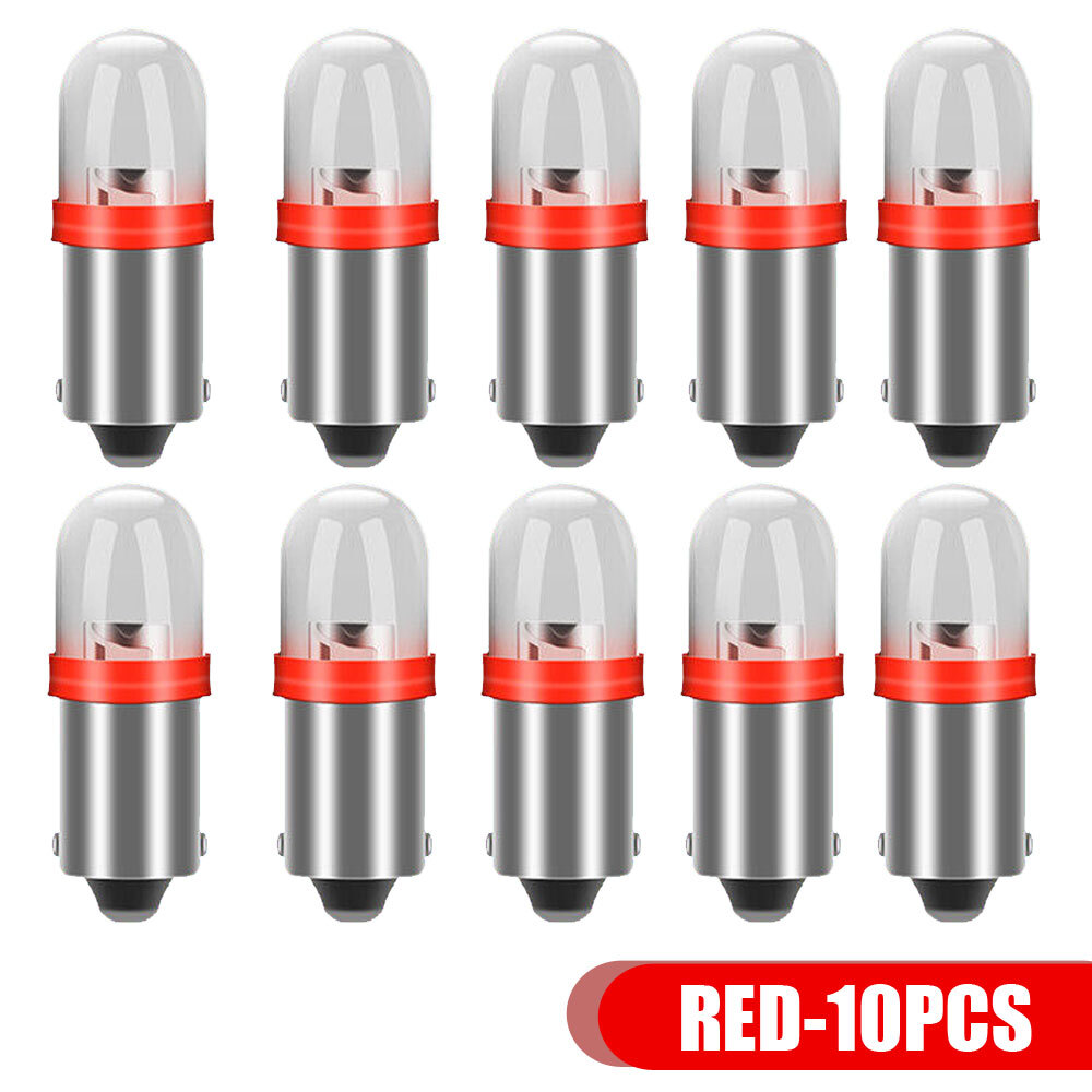 10X BA9S 1815 1816 1445 1895 LED Bulb Car Interior Instrument Dash ...