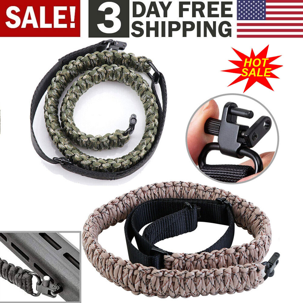 Strap Belt 2 Point | Tactical Paracord Rifle Gun Sling Crossbow