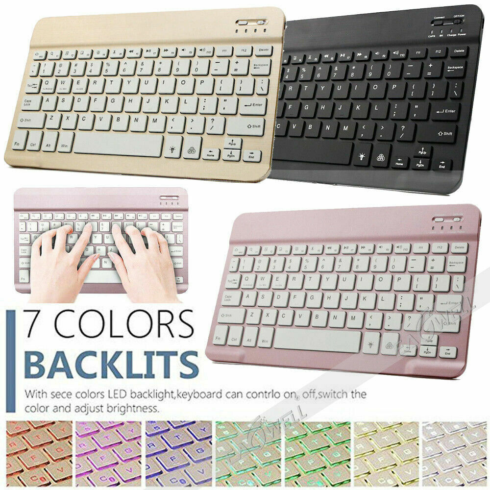 Backlit Slim Ipad | Bluetooth Wireless Keyboard