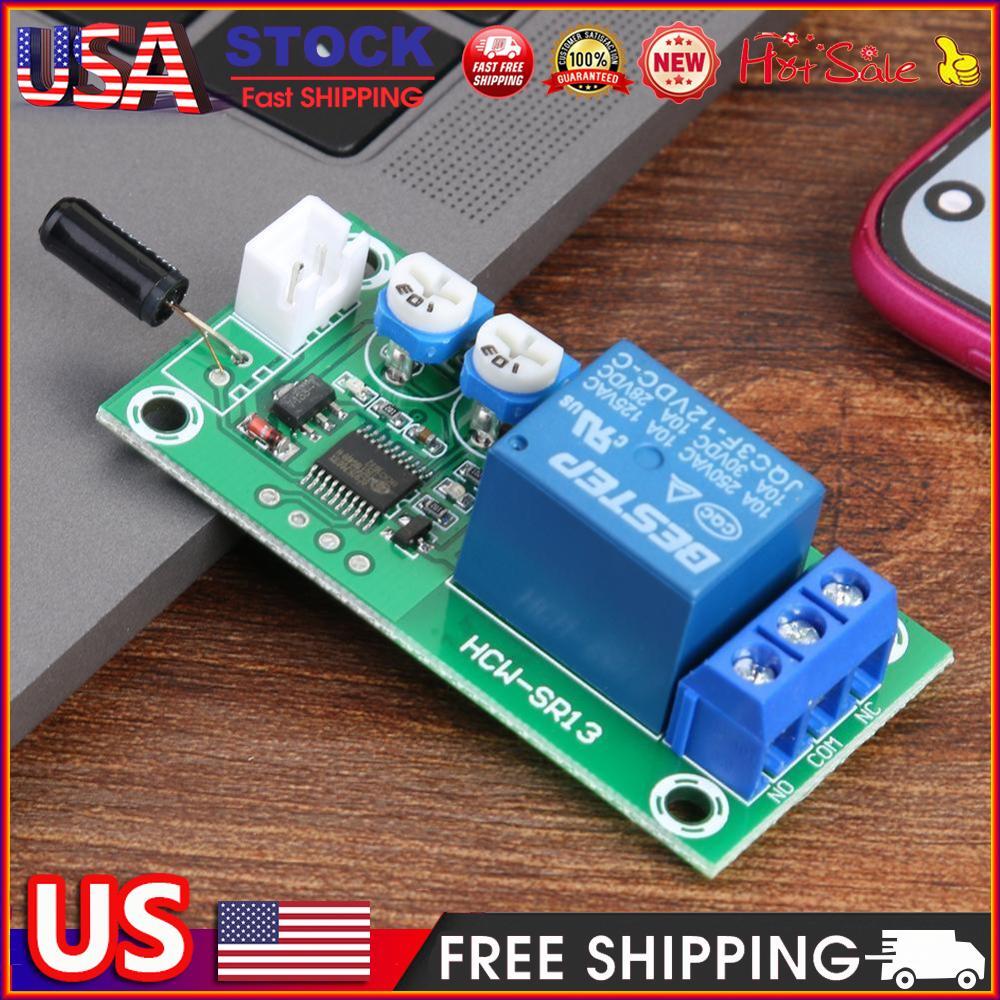 Adjustable Vibration Sensor | Dc 12v Relay Switch Module Diy Alarm System