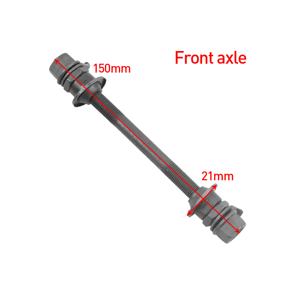 Mountain Bike Bicycle Wheel Hub Axle Front Rear Solid Spindle Shift ...
