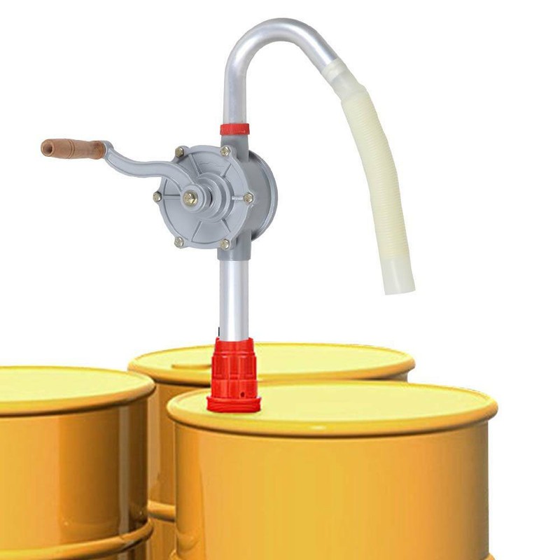 50'' Self Hand Oil Pumps Rotary Hand Oil Pump Diesel Barrel Drum Syphon ...