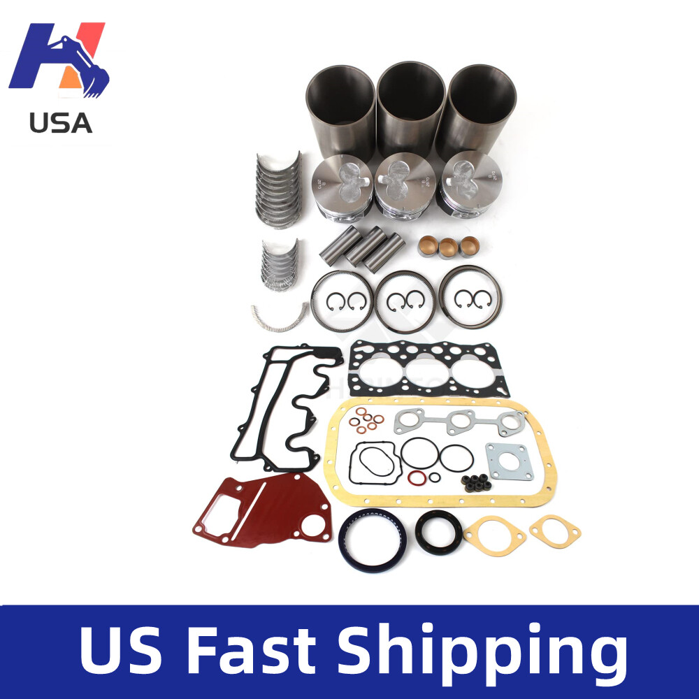Rebuild Kit STD For Isuzu 3LD1 Engine Hanix H26B H29A H30A H30-2 H35A ...