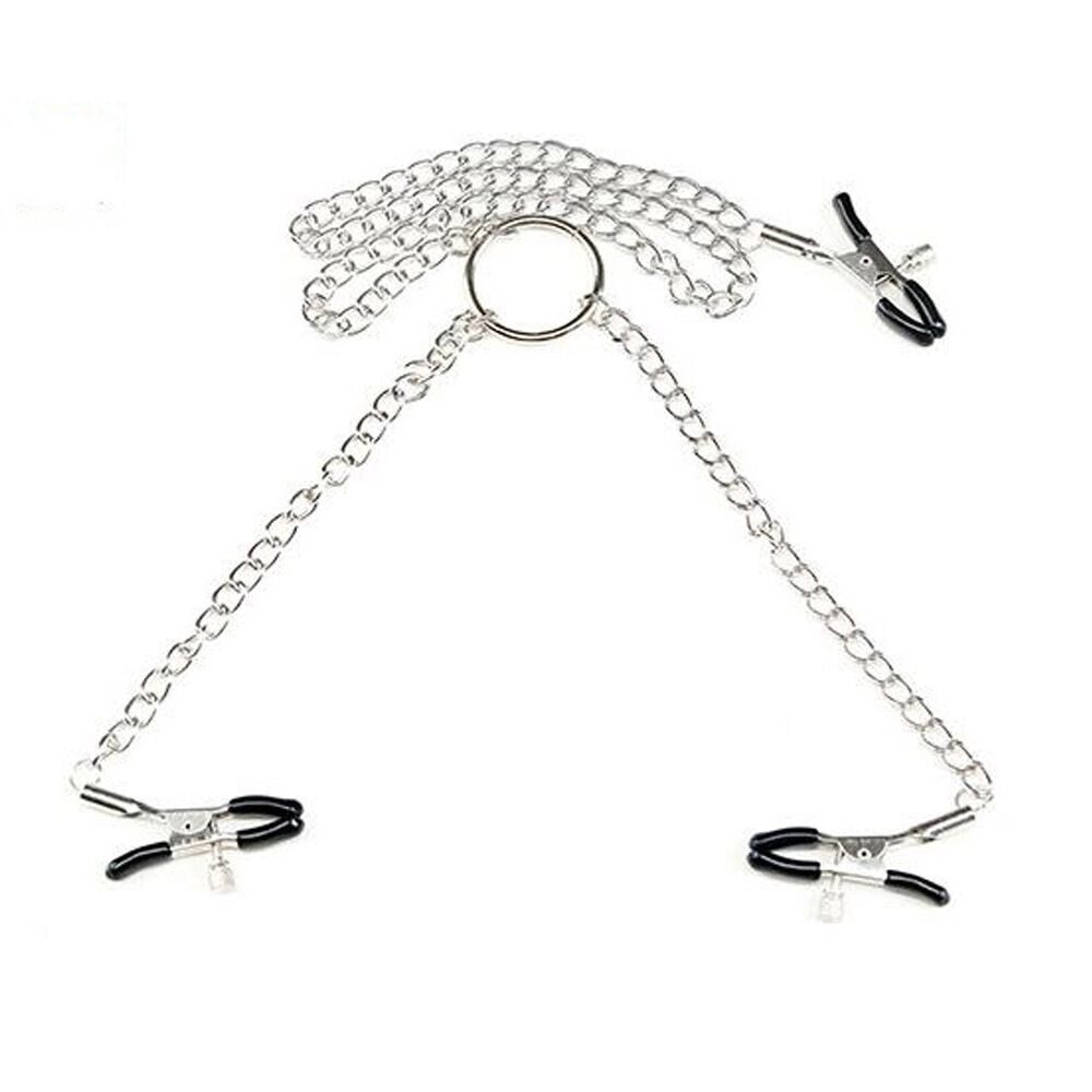 Adjustable Pressure Clips Clamps Jewelry Non Piercing Nipple Rings ...