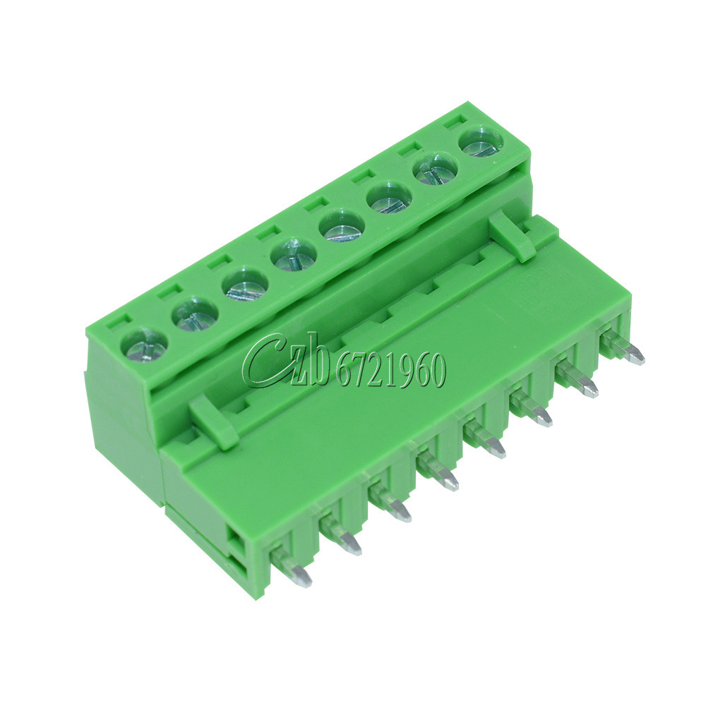 10sets 2EDG 8Pin Plug-in Screw Terminal Block Connector 5.08mm Pitch ...