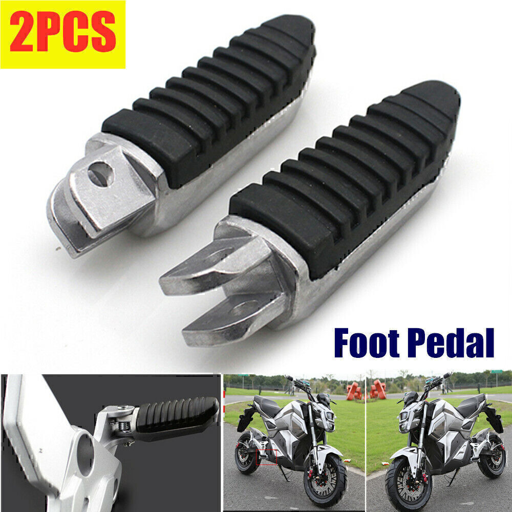 US Universal Motorcycle Folding Foot Pegs Left&Right Footrest Racing ...
