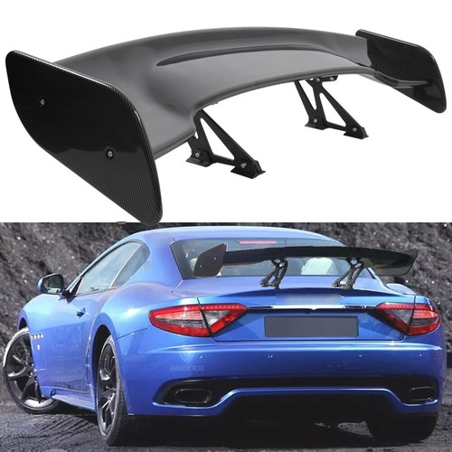57" Car Rear Trunk Spoiler Wing GT-Style Carbon Look For Maserati Gran ...