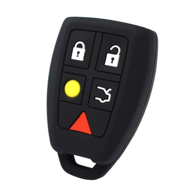 For Volvo C30 C70 S40 V50 Remote Fob 5 buttons Silicone Key Fob Case ...