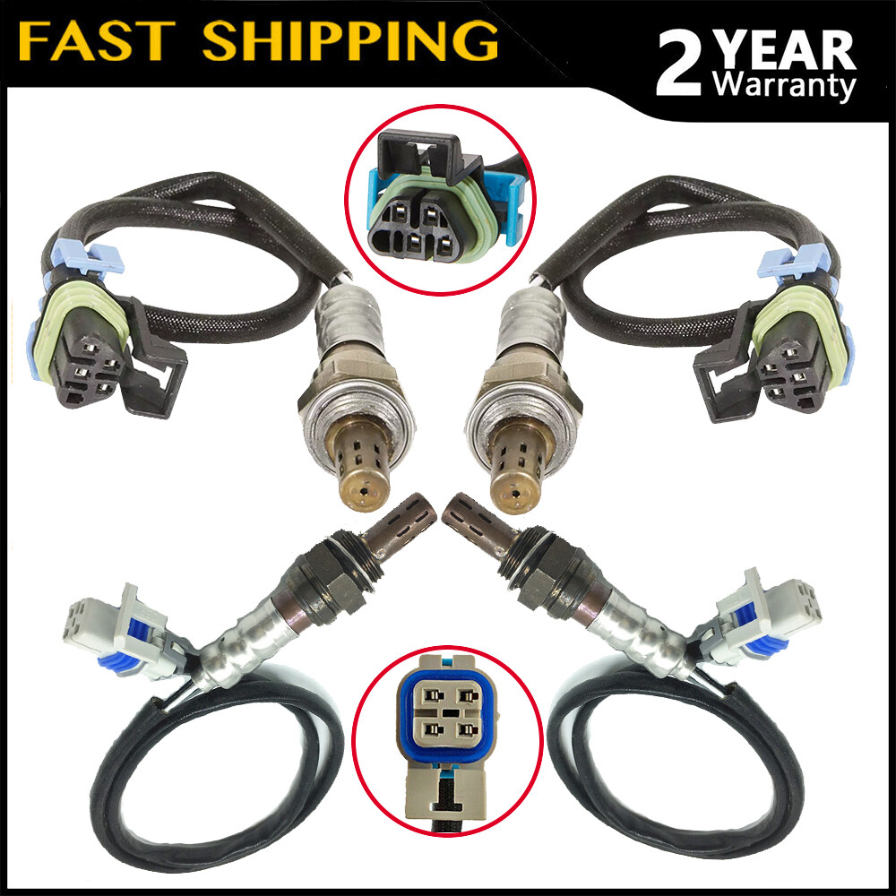 4pcs Up&Downstream Oxygen Sensor For 2003-2006 Chevrolet Silverado 1500 ...