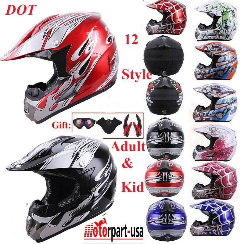 Motocross Street | Adult Youth Kids Full Face Helmet Motorcycle
