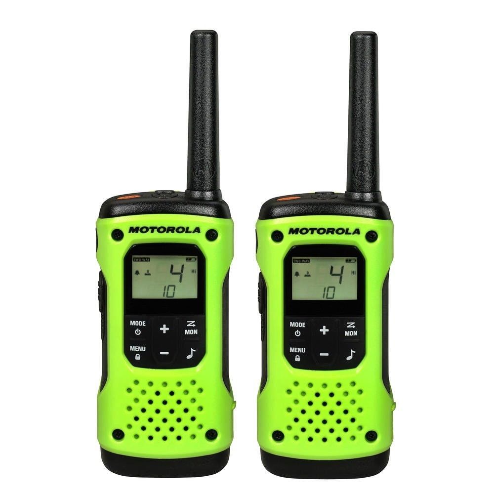 MOTOROLA Talkabout® T600 Waterproof Rechargeable Two-Way Radios, Green-