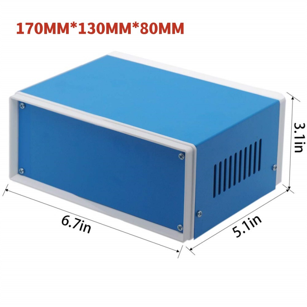 Electronic Enclosure Project Case DIY Metal Box Dustproof Junction Case ...