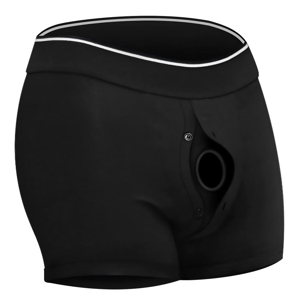 O-Ring Straps-On-Packer-Harness-Underwear Panties Trans FTM Boxer ...