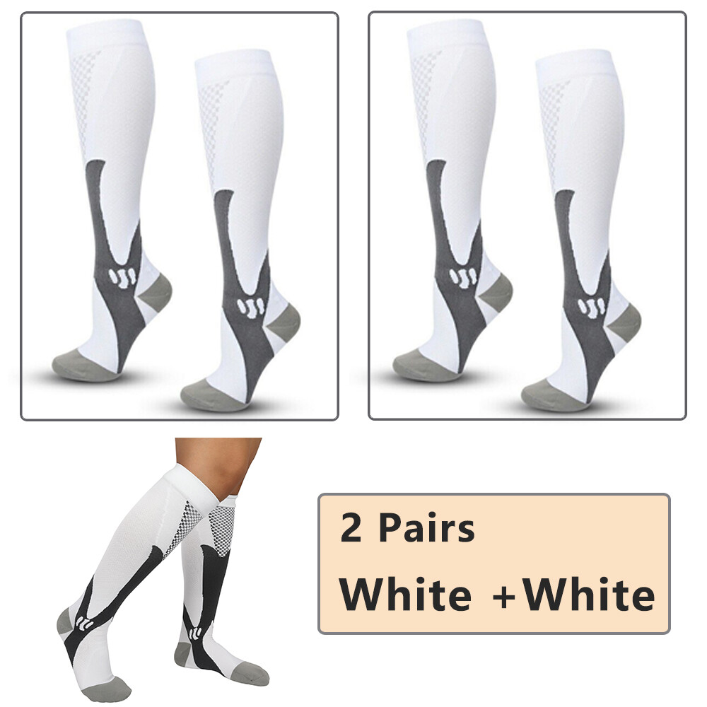 Compression Flight Socks 20-30 mmhg Travel Anti Swelling Fatigue DVT ...