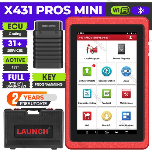Launch X431 Pro Mini Bi-directional Scan Tool Full System Car Scanner Key Coding - New Launch ...