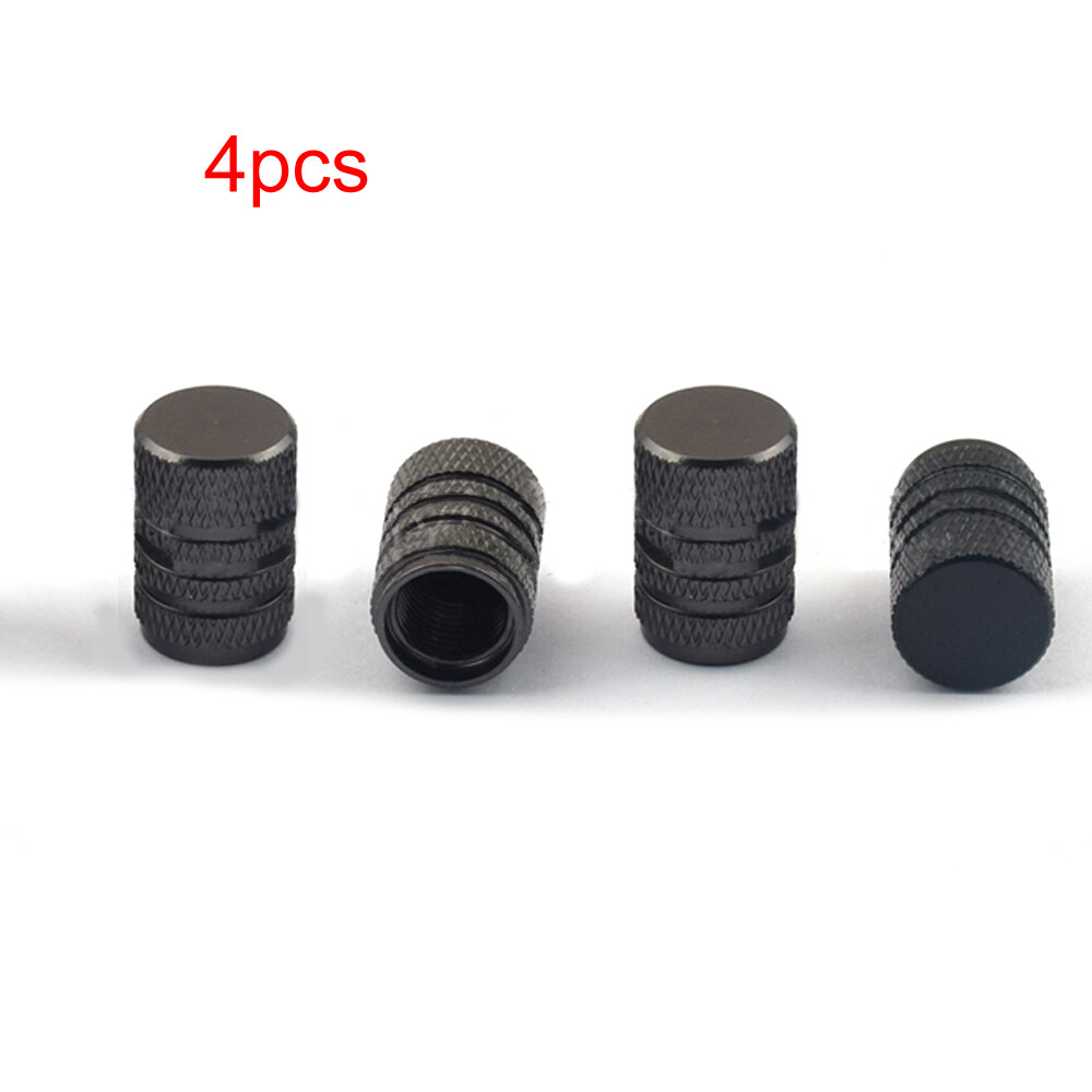 4pcs Universal Aluminium Car Wheel Tyre Valve Stems Air Dust Cover ...