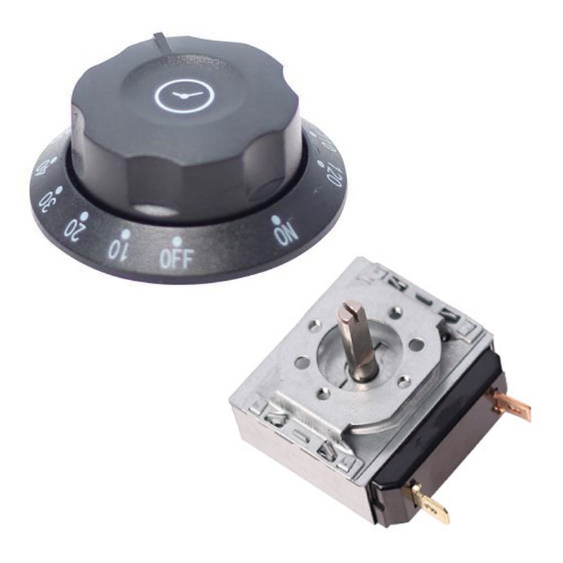 Microwave Oven 60/90/120min Knob Timer Switch Mechanical Time