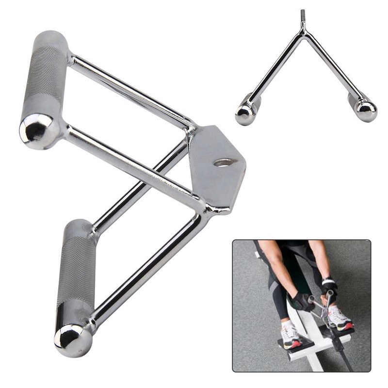Triangle V-Handle Double Row Close Grip Multi Gym Cable Attachment ...