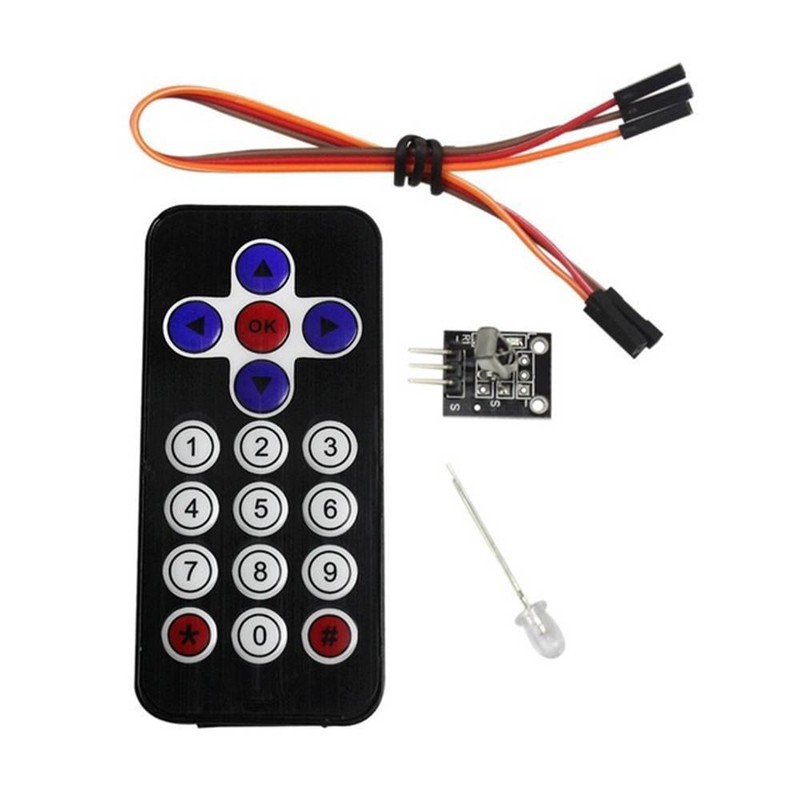 1set Mini Slim Infrared Wireless Remote Control And 38khz Ir Receiver