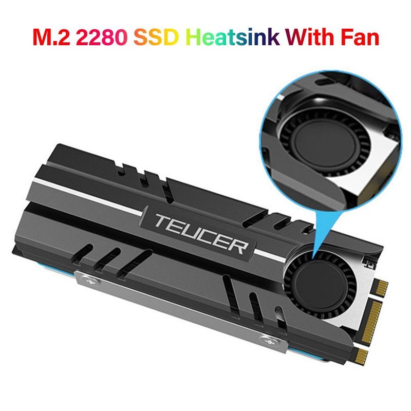 M.2 2280 Heat | Cooling Fan Drives Radiator Ssd Heatsink M.2 Nvme Cooler