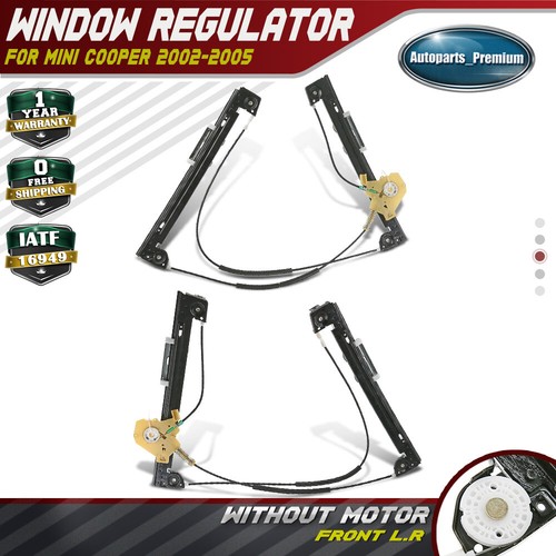 2x Power Electric Window Regulator for Mini Cooper 2002-2005 Front Left ...