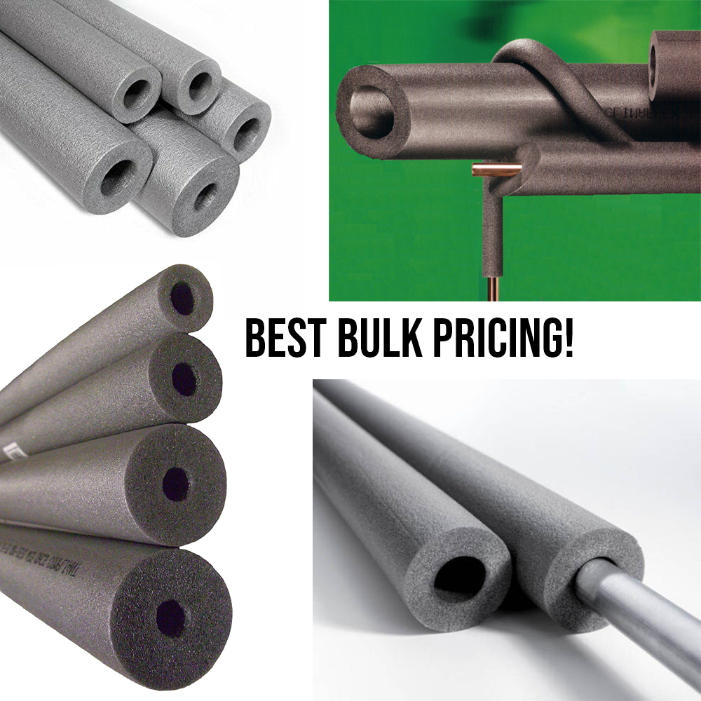 Foam Pipe Insulation Lagging by Climaflex Wrap Roll - Copper Plastic ...