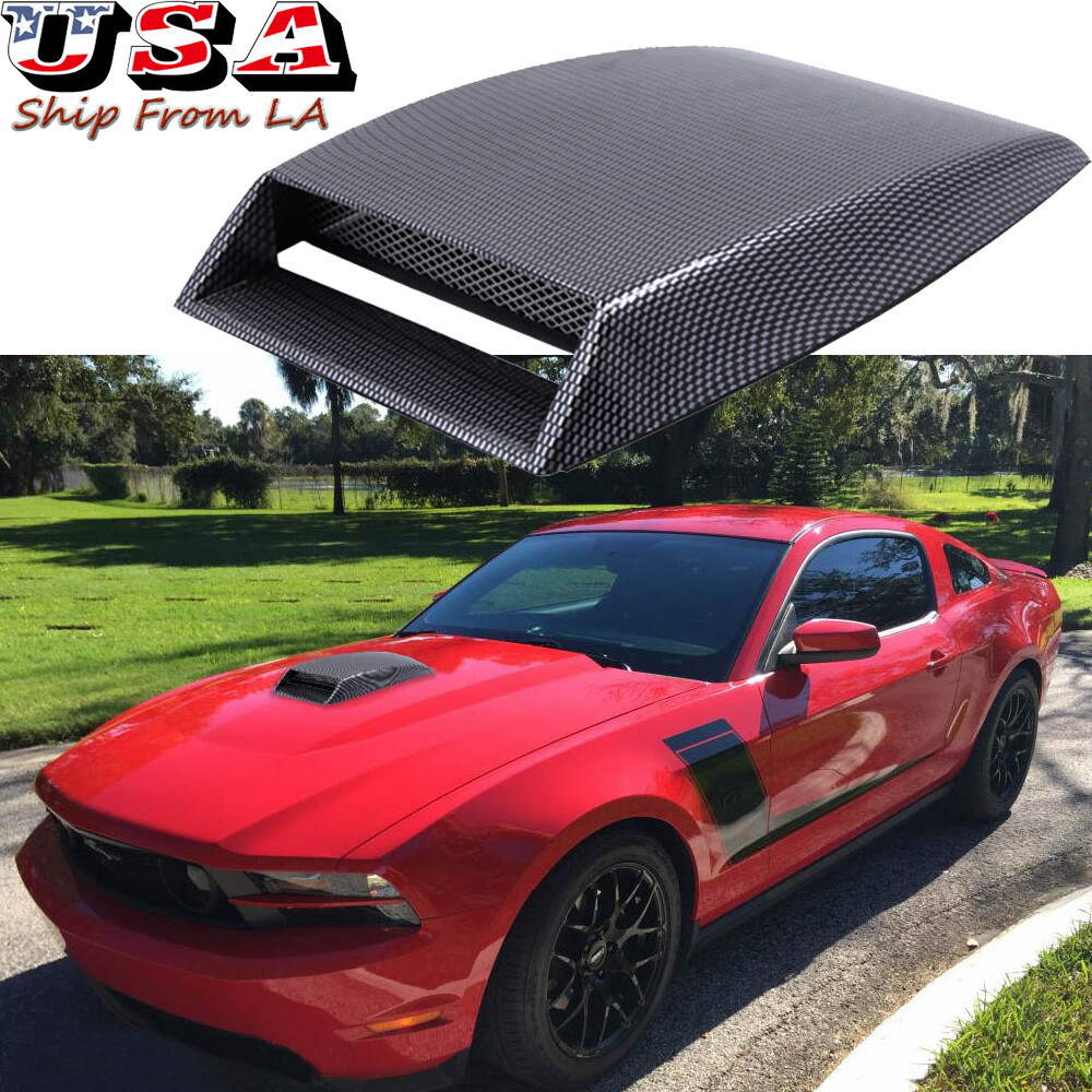 Auto Parts & Accessories Carbon Fiber Look Car Decorative Air Intake ...