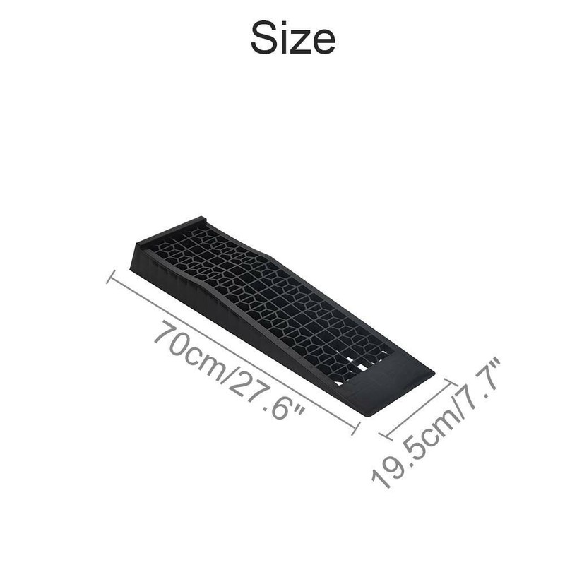 Heavy Duty 3 Ton 3000KG Home Low Rise Wide Car Ramps Van Workshop ...