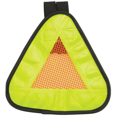 Aardvark Reflective Safety Triangle Yield Symbol For Runners Cyclists ...
