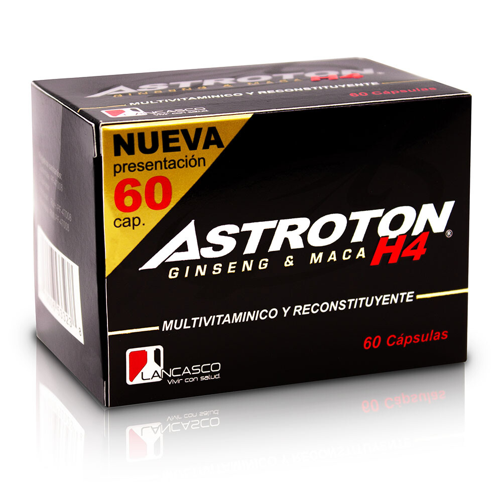 1 ASTROTON GINSENG & MACA H4 60 CAPS / MULTI-VITAMIN IMPROVES SEXUAL ...