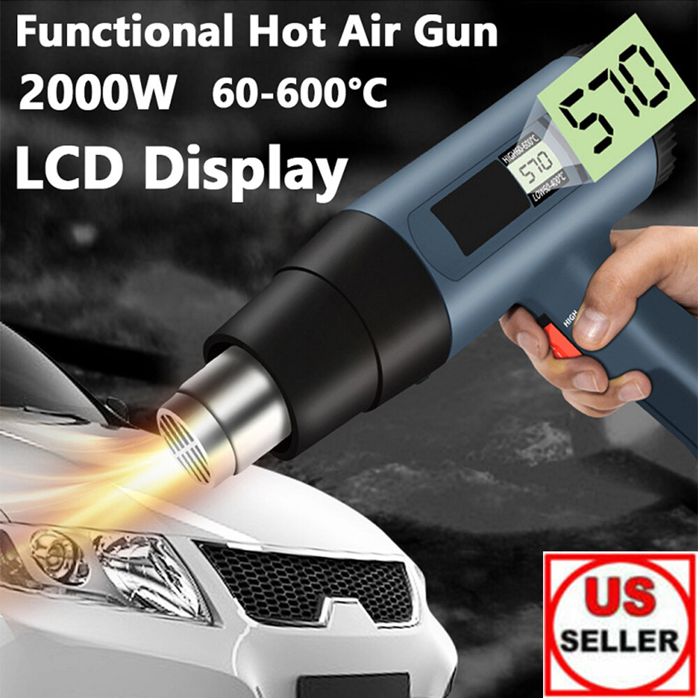 Heat Gun 2000W Heavy Duty Hot Air Gun