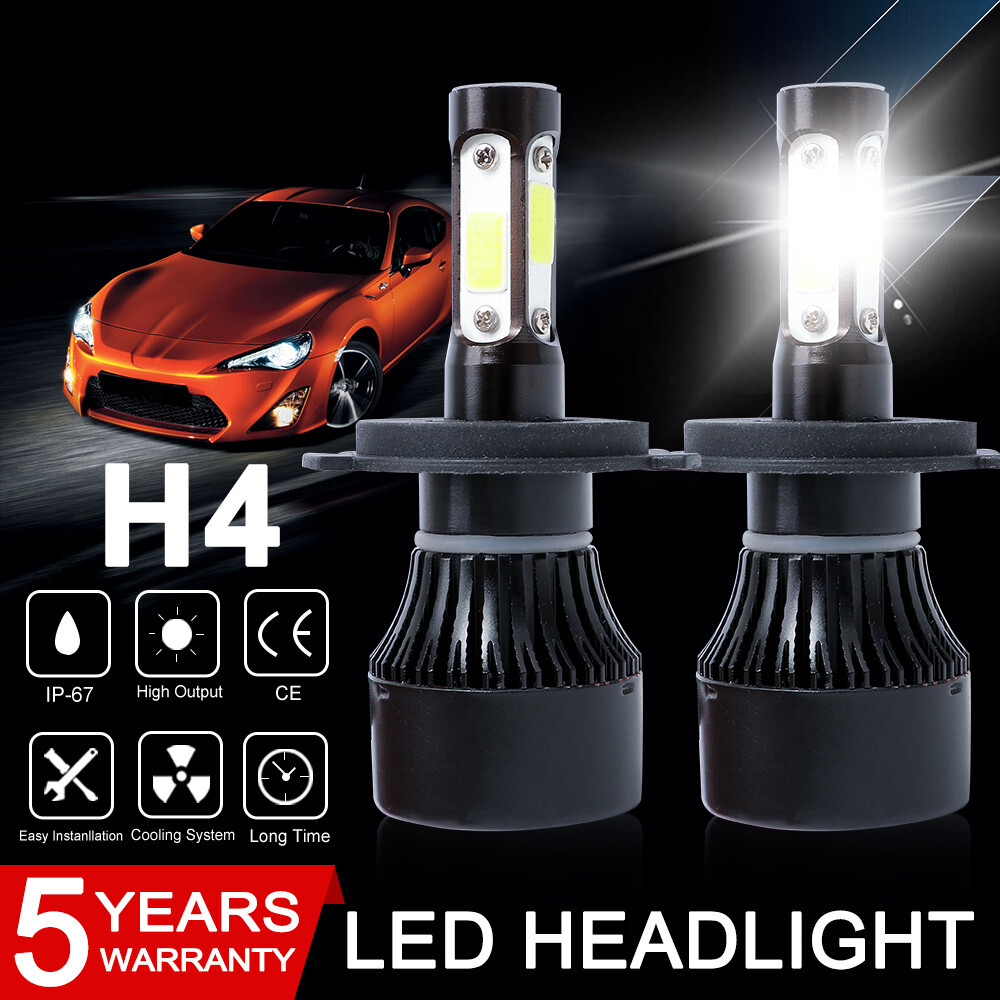 Pair 9003/H4 LED Headlight Bulbs Conversion Kit High&Low Beam 6500K Bright WhiteのeBay公認海外通販｜セカイモン