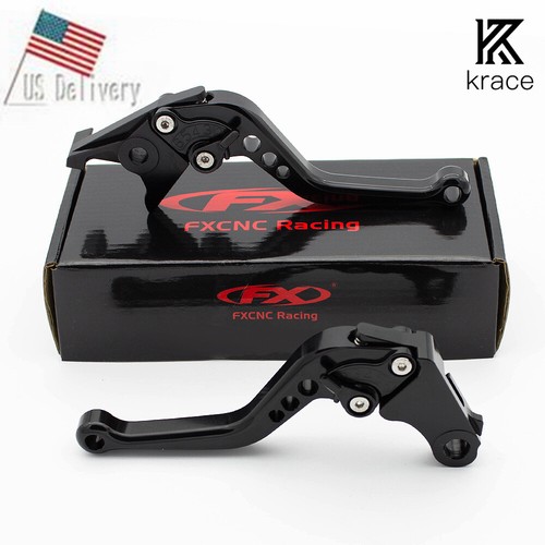 For KLR250 1991-2008 KLR650 1987-2007 CNC Brake Clutch Lever Short ...