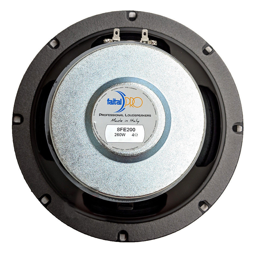 2pcs Faital-Pro 8FE200 8" Midrange Midbass 260W Professional Woofer ...