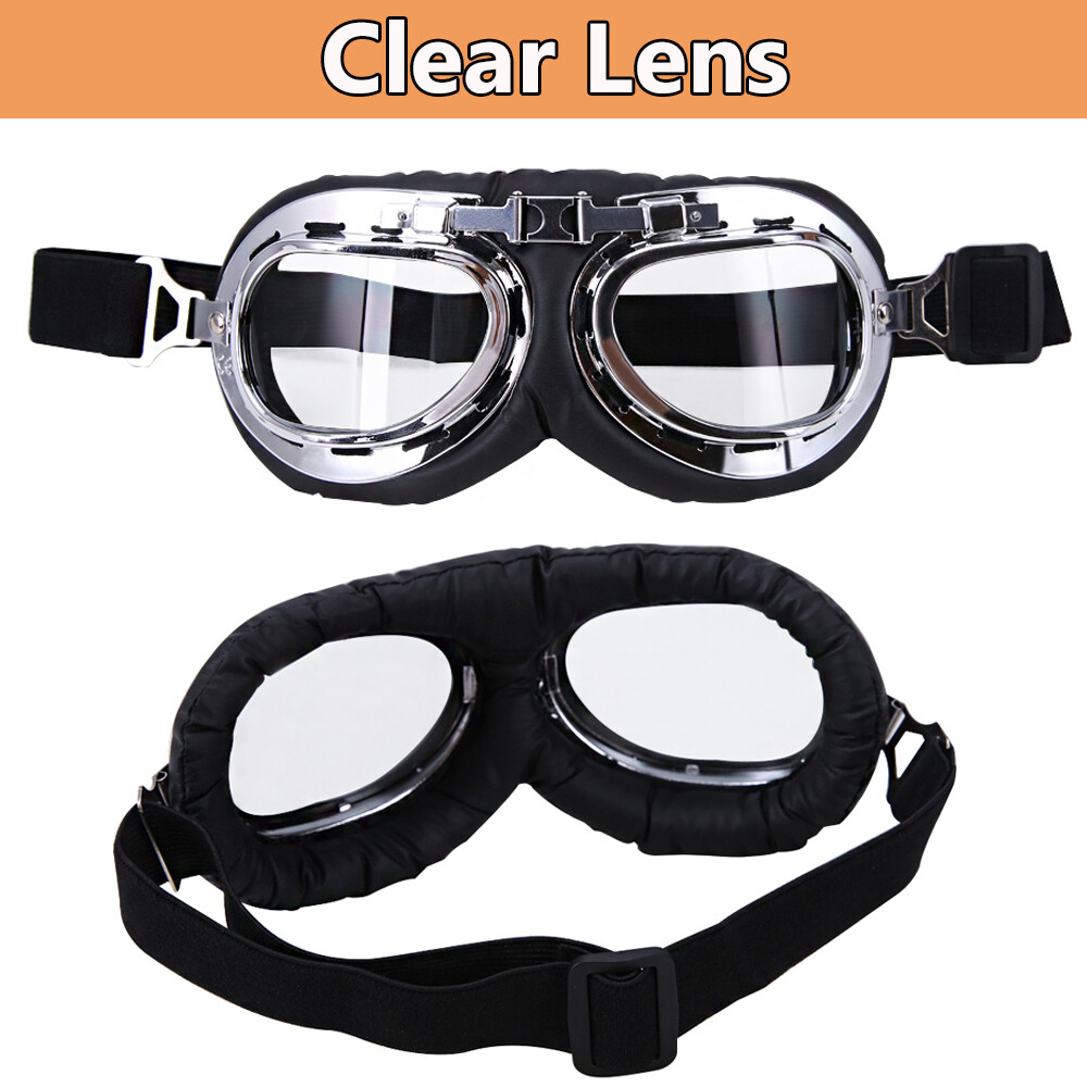 Motorcycle Face Mask Glasses Eyewear Motocross ATV Dirt Bike Shield ...