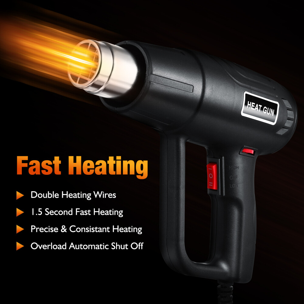 110V Electric Heat Gun Hot Air Gun Dual