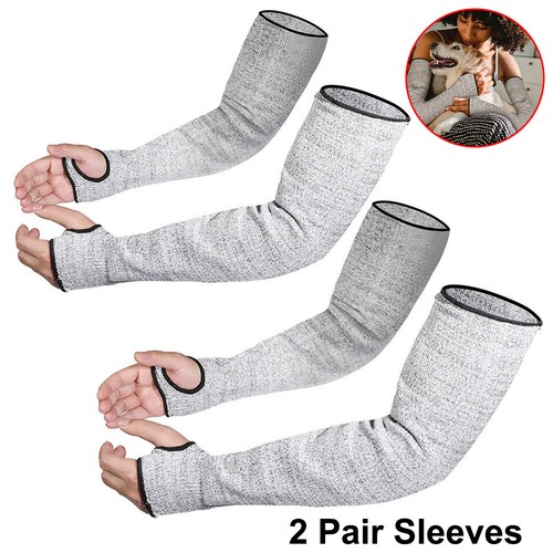 Cut/Scratch/Heat/Slash Resistant Arm Sleeves-17" Anti Abrasion Safety Work