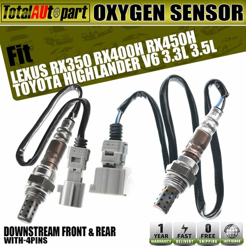 2x O2 Oxygen Sensor for Lexus RX350 RX400H RX450H Toyota Highlander ...