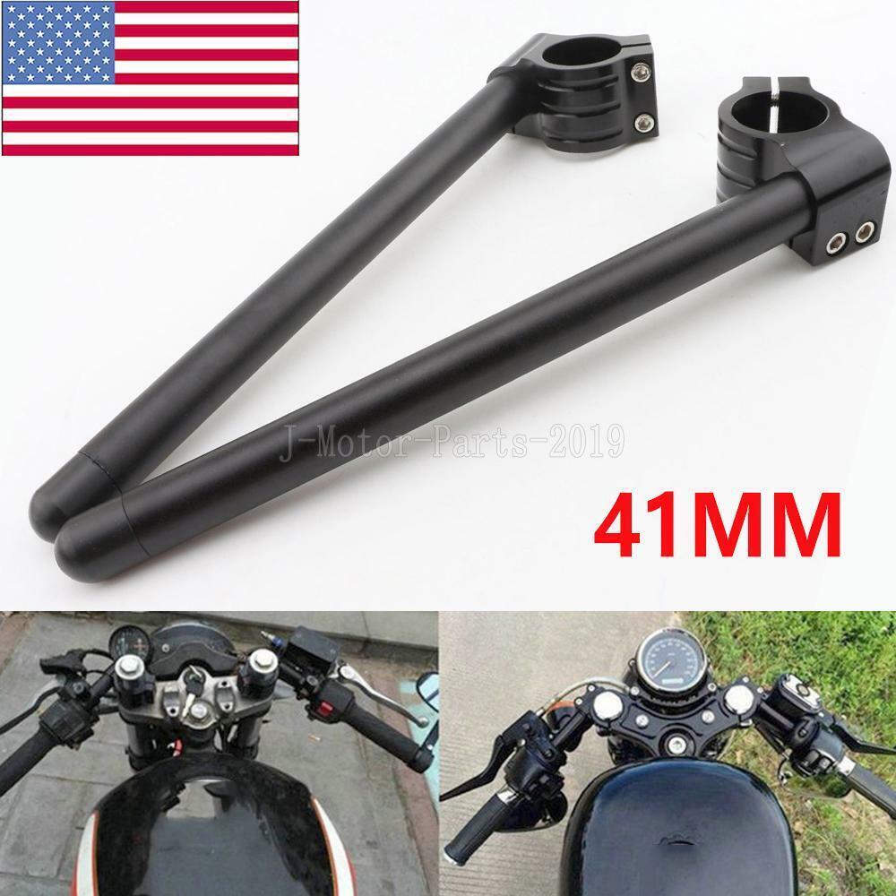 41MM 7/8" Clip-On Handlebars For Suzuki SV650 SV650S 1999-2010 Bandit ...