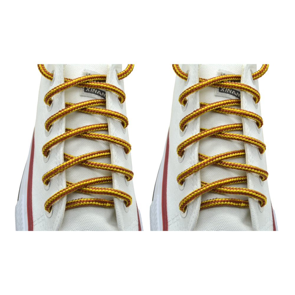️ Шнурки унисекс 2Pairs Round Athletic Sport Sneaker Yellow/Brown 27,36 ...