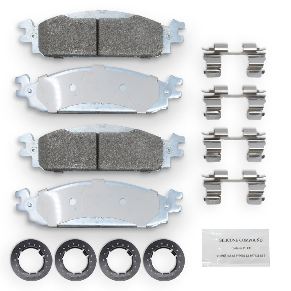 Disc Brake Pad Set-Premium Galvanized Disc Brake Pads NRS Brakes NS1376 ...