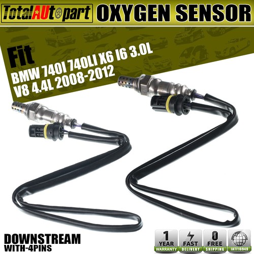 2x O2 Oxygen Sensors for BMW 740i 740Li X6 2008-2010 I6 3.0L V8 4.4L ...