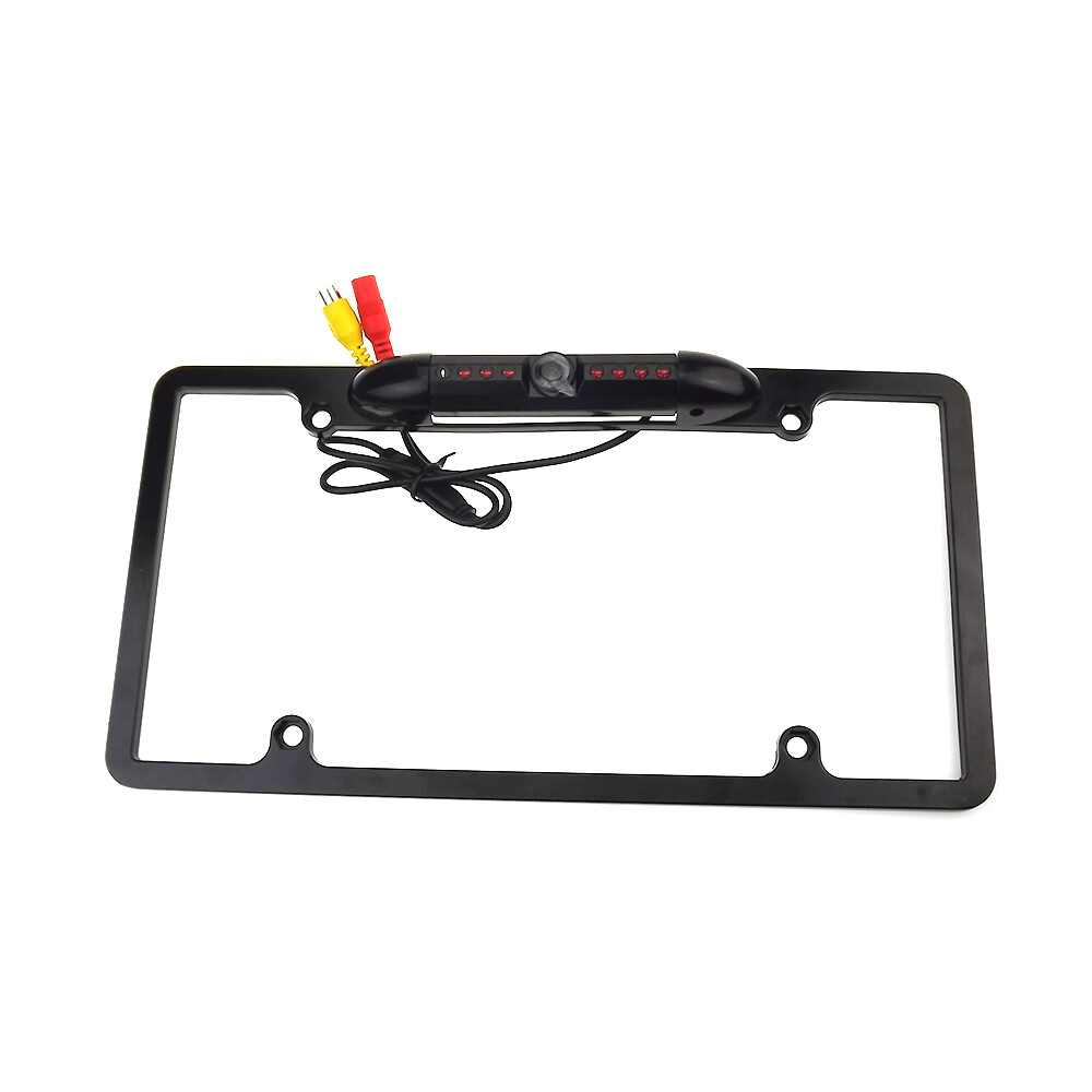 Rear View Parking | Car License Plate Frame Ir Radar Sensor Backup ...
