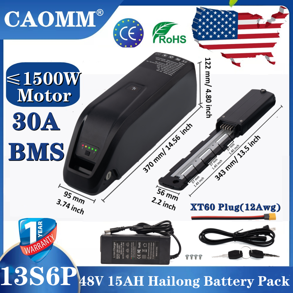 48V 15Ah Hailong Battery 1500W EBike Electric Bicycle
