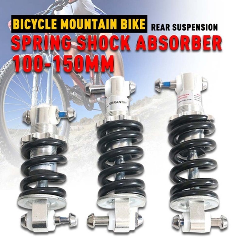 100-150mm Bicycle Mountain Bike Rear Suspension Spring Shock Absorber ...