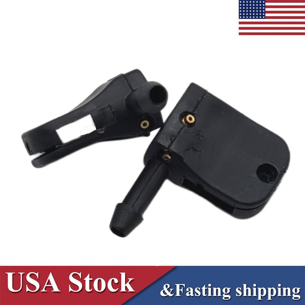 2Pcs Universal Washer Nozzle Jet Spray Clips Set Onto Wiper Arm 9mm ...