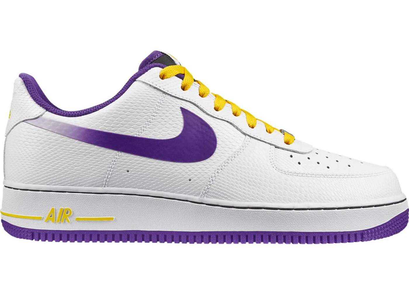 Nike Air Force 1 KOBE 'Snakeskin Lakers' Shoes Mens Sz 9.5 Nike Air Force 1 KOBE 'Snakeskin Lakers' Shoes Mens Sz 9.5